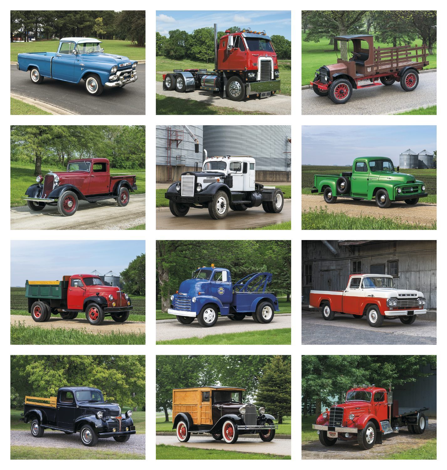 Classic Trucks Promotional Calendar Stapled