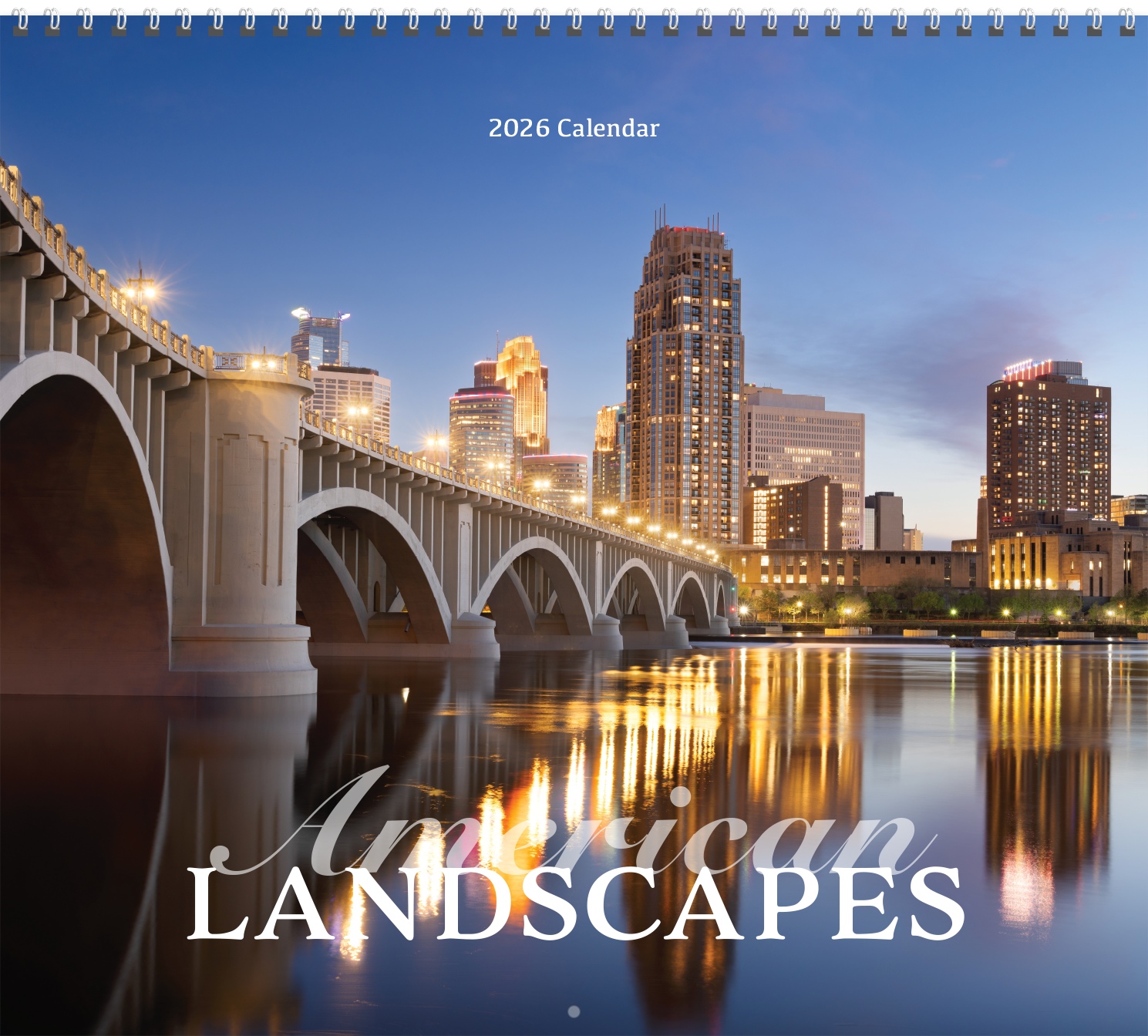 American Landscapes Scenic Wall Calendar, 13.5x24