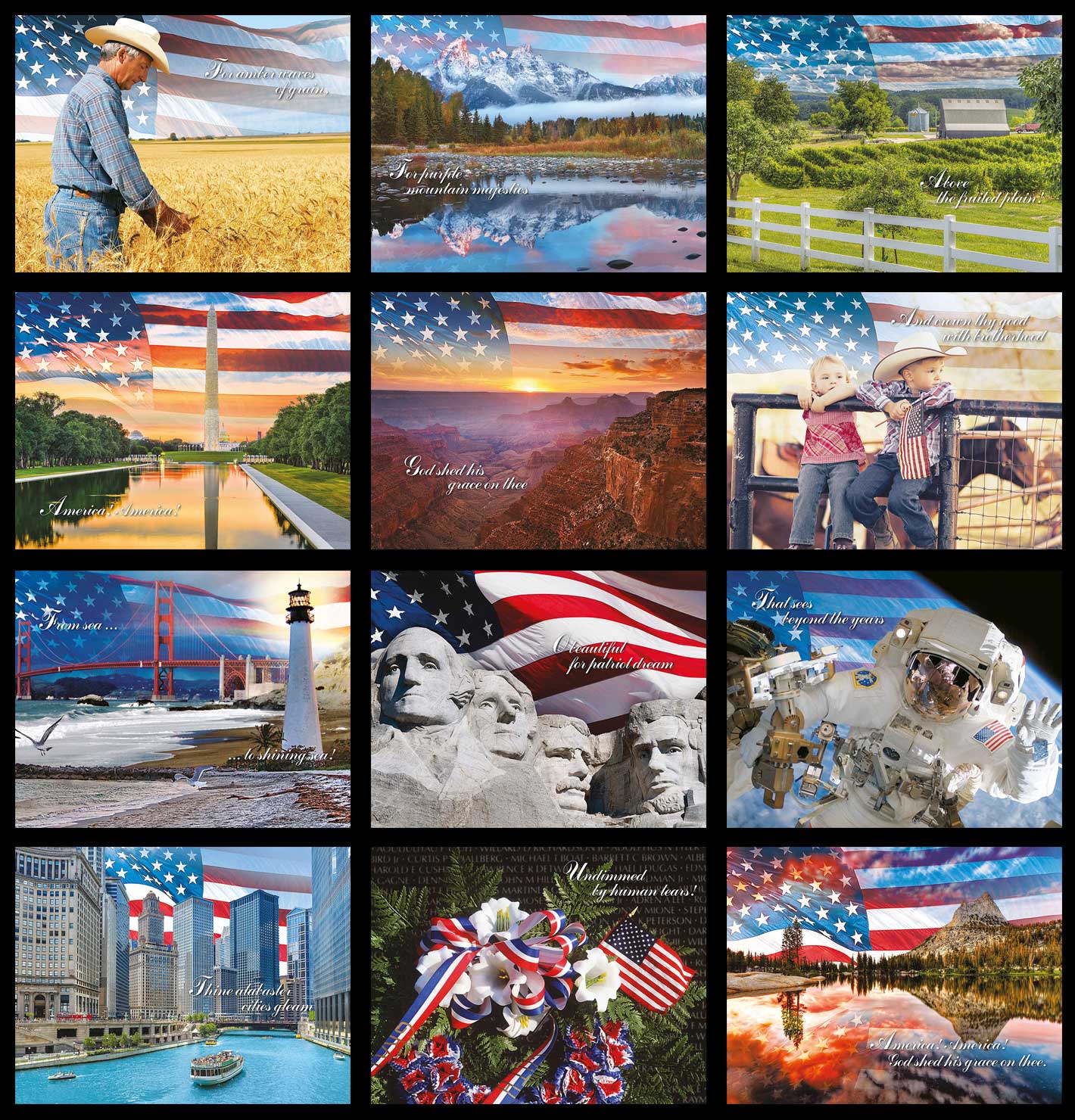 America the Beautiful Calendar